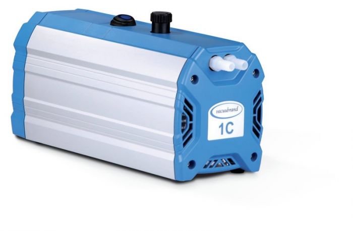 Vacuubrand MZ1C chemie membraanpomp 12 mbar 0,75 m3/h - Vacuubrandpompen.nl